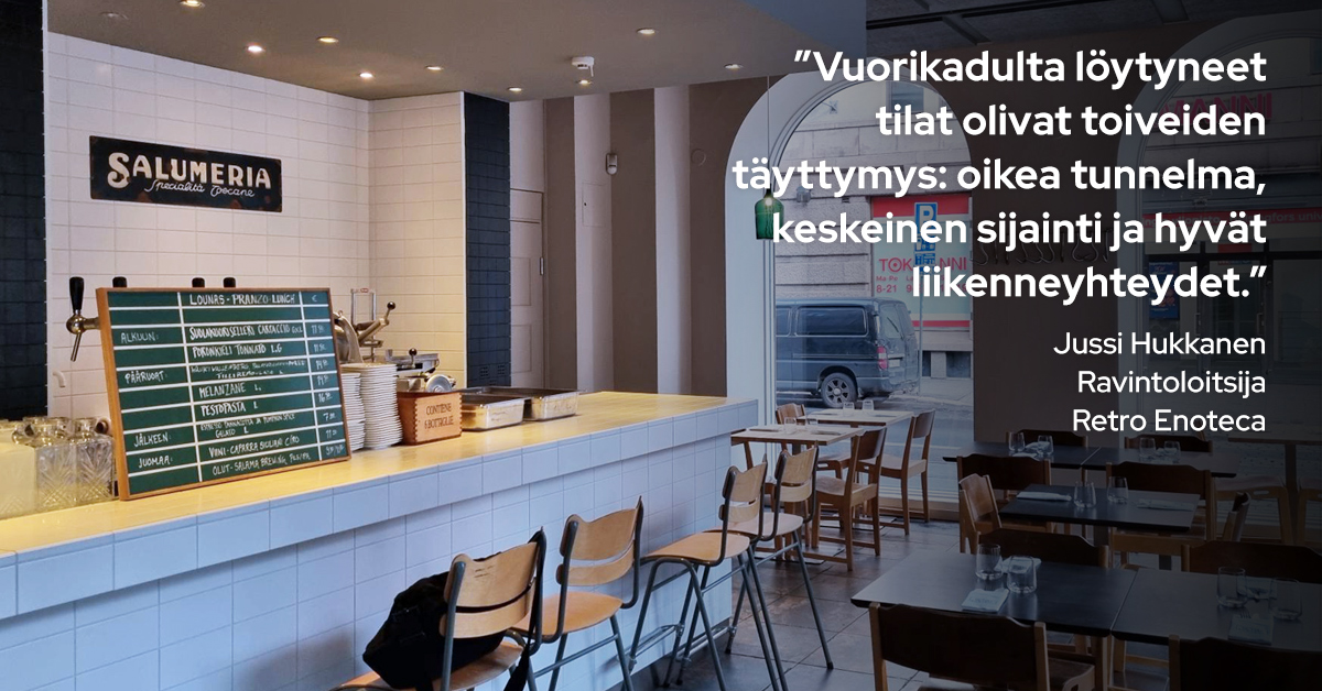 Case Retro Enoteca - ScanReal toimitilat